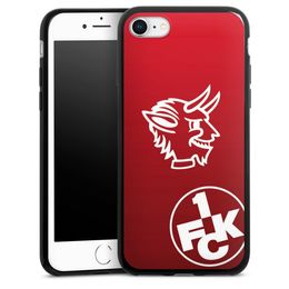 DeinDesign iPhone SE (2022) Handy Slim Case extra d&uuml;nn Silikon Handyh&uuml;lle schwarz H&uuml;lle 1. Fc Kaiserslautern Official Licensed Product Devil Silikon Slim Case
