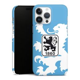 DeinDesign iPhone 14 Pro Max Handy Premium Case Smartphone Handyh&uuml;lle Schutzh&uuml;lle matt Coat Of Arms Tsv 1860 M&uuml;nchen Official Licensed Product Premium Case