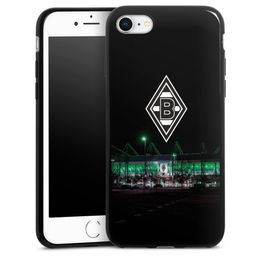 DeinDesign iPhone SE (2022) Handy Slim Case extra d&uuml;nn Silikon Handyh&uuml;lle schwarz H&uuml;lle Borussia M&ouml;nchengladbach Stadium Official Licensed Product Silikon Slim 