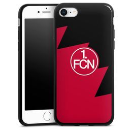 DeinDesign iPhone SE (2022) Handy Slim Case extra d&uuml;nn Silikon Handyh&uuml;lle schwarz H&uuml;lle 1. Fc N&uuml;rnberg Merchandise 1. Fcn Silikon Slim Case