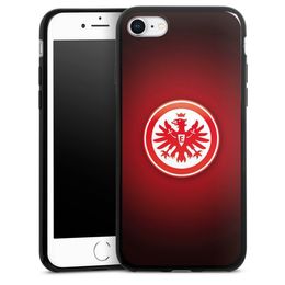 DeinDesign iPhone SE (2022) Handy Slim Case extra d&uuml;nn Silikon Handyh&uuml;lle schwarz H&uuml;lle Coat Of Arms Eintracht Frankfurt Official Licensed Product Silikon Slim 