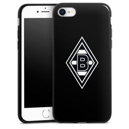 DeinDesign iPhone SE (2022) Handy Slim Case extra d&uuml;nn Silikon Handyh&uuml;lle schwarz H&uuml;lle Coat Of Arms Gladbach Borussia M&ouml;nchengladbach Silikon Slim Case
