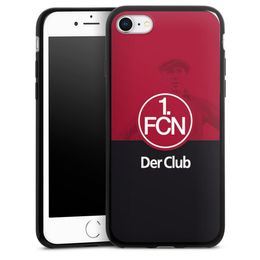DeinDesign iPhone SE (2022) Handy Slim Case extra d&uuml;nn Silikon Handyh&uuml;lle schwarz H&uuml;lle Official Licensed Product Der Club 1. Fc N&uuml;rnberg Silikon Slim Case