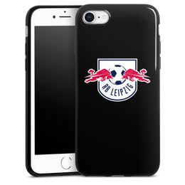 DeinDesign iPhone SE (2022) Handy Slim Case extra d&uuml;nn Silikon Handyh&uuml;lle schwarz H&uuml;lle Transparent Official Licensed Product Rb Leipzig Silikon Slim Case