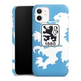 DeinDesign iPhone 12 Handy Premium Case Smartphone Handyh&uuml;lle Schutzh&uuml;lle matt Coat Of Arms Tsv 1860 M&uuml;nchen Official Licensed Product Premium Case