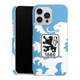 DeinDesign iPhone 13 Pro Handy Premium Case Smartphone Handyh&uuml;lle Schutzh&uuml;lle matt Coat Of Arms Tsv 1860 M&uuml;nchen Official Licensed Product Premium Case