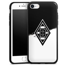 DeinDesign iPhone SE (2022) Handy Slim Case extra d&uuml;nn Silikon Handyh&uuml;lle schwarz H&uuml;lle Bmg Borussia M&ouml;nchengladbach Gladbach Silikon Slim Case