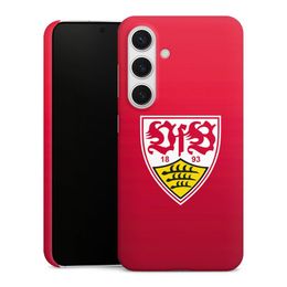 DeinDesign Galaxy S24 Handy Premium Case Smartphone Handyh&uuml;lle Schutzh&uuml;lle matt Logo Official Licensed Product Vfb Stuttgart Premium Case