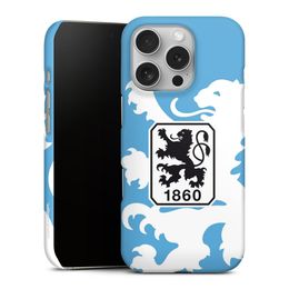 DeinDesign iPhone 16 Pro Handy Premium Case Smartphone Handyh&uuml;lle Schutzh&uuml;lle matt Coat Of Arms Tsv 1860 M&uuml;nchen Official Licensed Product Premium Case