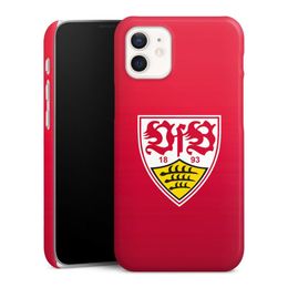 DeinDesign iPhone 12 mini Handy Premium Case Smartphone Handyh&uuml;lle Schutzh&uuml;lle gl&auml;nzend Vfb Stuttgart Official Licensed Product Logo Premium Case