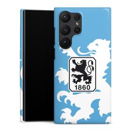 DeinDesign Galaxy S23 Ultra Handy Premium Case Smartphone Handyh&uuml;lle Schutzh&uuml;lle gl&auml;nzend Coat Of Arms Tsv 1860 M&uuml;nchen Official Licensed Product Premium Case