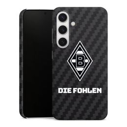 DeinDesign Galaxy S24 Handy Premium Case Smartphone Handyh&uuml;lle Schutzh&uuml;lle matt Borussia M&ouml;nchengladbach Carbon Gladbach Premium Case