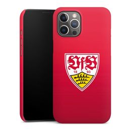 DeinDesign iPhone 12 Pro Max Handy Premium Case Smartphone Handyh&uuml;lle Schutzh&uuml;lle matt Vfb Stuttgart Official Licensed Product Logo Premium Case