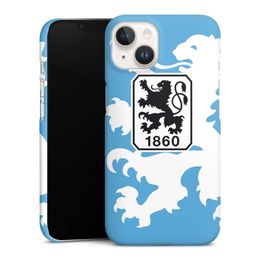 DeinDesign iPhone 14 Handy Premium Case Smartphone Handyh&uuml;lle Schutzh&uuml;lle matt Coat Of Arms Tsv 1860 M&uuml;nchen Official Licensed Product Premium Case