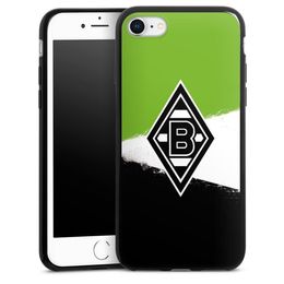 DeinDesign iPhone SE (2022) Handy Slim Case extra d&uuml;nn Silikon Handyh&uuml;lle schwarz H&uuml;lle Bmg Official Licensed Product Borussia M&ouml;nchengladbach Silikon Slim Case