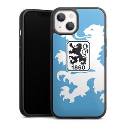 DeinDesign iPhone 13 Handy Gallery Case Handyh&uuml;lle 9H Geh&auml;rtetes Glas R&uuml;ckseite H&uuml;lle Coat Of Arms Tsv 1860 M&uuml;nchen Official Licensed Product Gallery Case