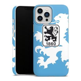 DeinDesign iPhone 13 Pro Max Handy Premium Case Smartphone Handyh&uuml;lle Schutzh&uuml;lle matt Coat Of Arms Tsv 1860 M&uuml;nchen Official Licensed Product Premium Case