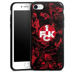 DeinDesign iPhone SE (2022) Handy Slim Case extra d&uuml;nn Silikon Handyh&uuml;lle schwarz H&uuml;lle 1. Fc Kaiserslautern 1. Fck Logo Silikon Slim Case
