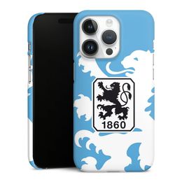 DeinDesign iPhone 14 Pro Handy Premium Case Smartphone Handyh&uuml;lle Schutzh&uuml;lle matt Coat Of Arms Tsv 1860 M&uuml;nchen Official Licensed Product Premium Case