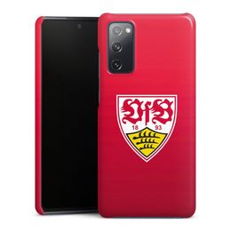 DeinDesign Galaxy S20 FE Handy Premium Case Smartphone Handyh&uuml;lle Schutzh&uuml;lle gl&auml;nzend Vfb Stuttgart Official Licensed Product Logo Premium Case