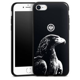 DeinDesign iPhone SE (2022) Handy Slim Case extra d&uuml;nn Silikon Handyh&uuml;lle schwarz H&uuml;lle Official Licensed Product Eintracht Frankfurt Attila Silikon Slim Case