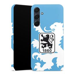 DeinDesign Galaxy A55 5G Handy Premium Case Smartphone Handyh&uuml;lle Schutzh&uuml;lle matt Coat Of Arms Tsv 1860 M&uuml;nchen Official Licensed Product Premium Case