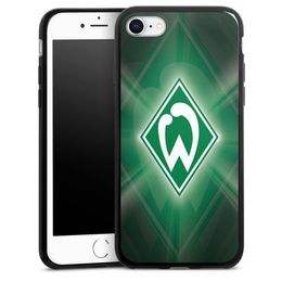DeinDesign iPhone SE (2022) Handy Slim Case extra d&uuml;nn Silikon Handyh&uuml;lle schwarz H&uuml;lle Coat Of Arms Official Licensed Product Sv Werder Bremen Silikon Slim Case
