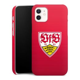 DeinDesign iPhone 12 mini Handy Premium Case Smartphone Handyh&uuml;lle Schutzh&uuml;lle matt Vfb Stuttgart Official Licensed Product Logo Premium Case