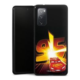 DeinDesign Galaxy S20 FE Handy Silikon H&uuml;lle Case schwarz Handyh&uuml;lle Cars Lightning Mcqueen 95 Official Licensed Product