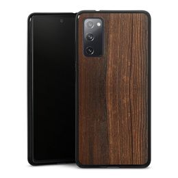 DeinDesign Galaxy S20 FE 5G Handy Silikon H&uuml;lle Case schwarz Handyh&uuml;lle Nut Tree Wood Wooden Look