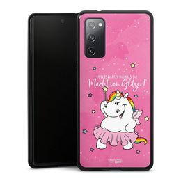 DeinDesign Galaxy S20 FE 5G Handy Silikon H&uuml;lle Case schwarz Handyh&uuml;lle Pummeleinhorn Pummel & Friends Official Licensed Product