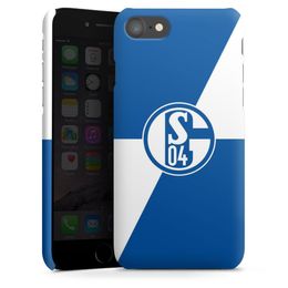 DeinDesign iPhone SE (2022) Handy Premium Case Smartphone Handyh&uuml;lle Schutzh&uuml;lle matt Official Licensed Product Fc Schalke 04 Bundesliga Premium Case