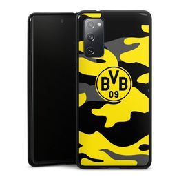 DeinDesign Galaxy S20 FE 5G Handy Silikon H&uuml;lle Case schwarz Handyh&uuml;lle Borussia Dortmund Merchandise Bvb