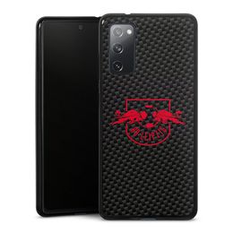 DeinDesign Galaxy S20 FE 5G Handy Silikon H&uuml;lle Case schwarz Handyh&uuml;lle Official Licensed Product Carbon Rb Leipzig