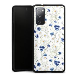DeinDesign Galaxy S20 FE 5G Handy Silikon H&uuml;lle Case schwarz Handyh&uuml;lle Muster Flowers Flower