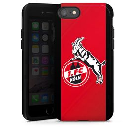 DeinDesign iPhone SE (2020) Handy Panzer Handyh&uuml;lle robuste Outdoor H&uuml;lle Schutzh&uuml;lle gl&auml;nzend Official Licensed Product Billy Goat Hennes 1. Fc K&ouml;ln Tough Case
