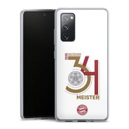 DeinDesign Galaxy S20 FE 5G Handy Silikon H&uuml;lle Case transparent Handyh&uuml;lle Master Official Licensed Product Fc Bayern M&uuml;nchen Silikon Case