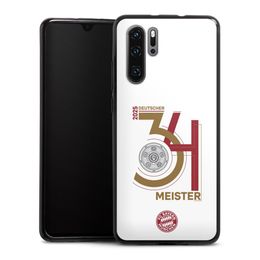 DeinDesign Huawei P30 Pro Handy Silikon H&uuml;lle Case schwarz Handyh&uuml;lle Official Licensed Product Master Fc Bayern M&uuml;nchen