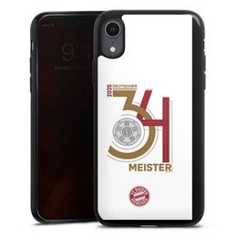 DeinDesign iPhone Xr Handy Silikon H&uuml;lle Case schwarz Handyh&uuml;lle Official Licensed Product Master Fc Bayern M&uuml;nchen