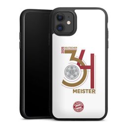 DeinDesign iPhone 11 Handy Premium Silikon H&uuml;lle Handyh&uuml;lle schwarz Case Master Official Licensed Product Fc Bayern M&uuml;nchen Silikon Premium Case