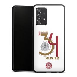 DeinDesign Galaxy A52s 5G Handy Premium Silikon H&uuml;lle Handyh&uuml;lle schwarz Case Master Official Licensed Product Fc Bayern M&uuml;nchen Silikon Premium Case