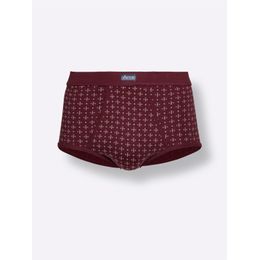 KINGsCLUB Herren Slip, bordeaux-bedruckt, Gr&ouml;&szlig;e 8
