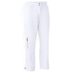 WITT Damen Stretch-Hose mit Zipper am Beinabschluss, wei&szlig;, Gr&ouml;&szlig;e 36
