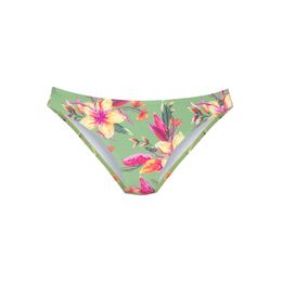 Lascana Damen Bikini-Hose, salbei-pink bedruckt, Gr&ouml;&szlig;e 48