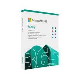 Microsoft Office M365 Family 6 User , Office-Software Deutsch, 1 Jahr, f&uuml;r PC und MAC