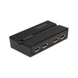 Delock USB 2.0 Switch f&uuml;r 4 PC an 4 Ger&auml;te, USB-Switch