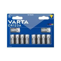 Varta Lithium Cylindrical Batterie CR123A 3V, CR17345 10 St&uuml;ck