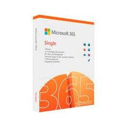 Microsoft Office M365 Single1 Person , Office-Software Deutsch, 1 Jahr f&uuml;r PC und MAC