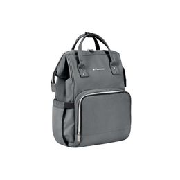 Kikkaboo Wickeltasche Siena, Rucksack, Wickelunterlage, Grifflänge einstellbar grau dunkelgrau