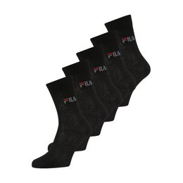 Fila Socken Damen Gr&ouml;&szlig;e 39/42 grau / rot / schwarz